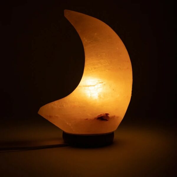 Zoutlamp Halve Maan2 - SpiritueelBoek.nl