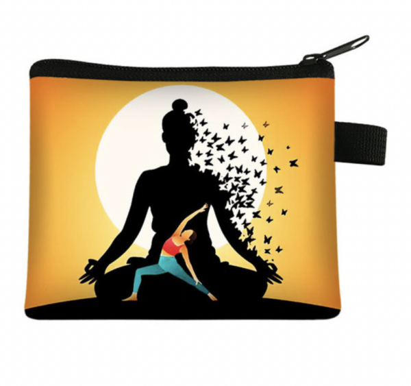 Rose rode Portemonnee met Vlinderdesign - SpiritueelBoek.nl